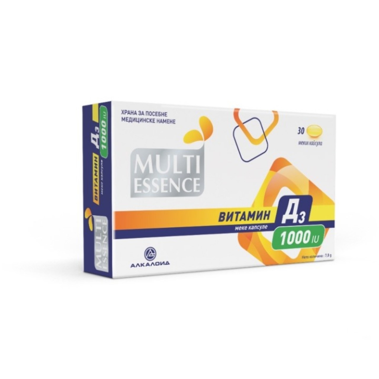 MULTI ESSENCE VIT D3 1000IU KAPSULE A3 | Galen Pharm On-line