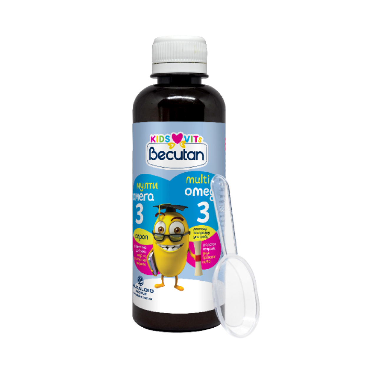 BECUTAN KIDS VITS MULTI OMEGA 3 SIRUP 250ML - | Galen Pharm On-line