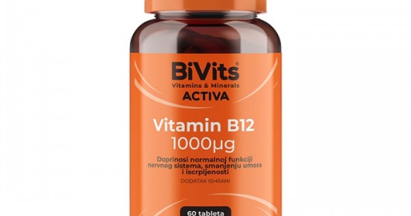BIVITS ACTIVA VITAMIN B12 1000 MCG TABLETE A60 - 33369 | Galen Pharm On ...