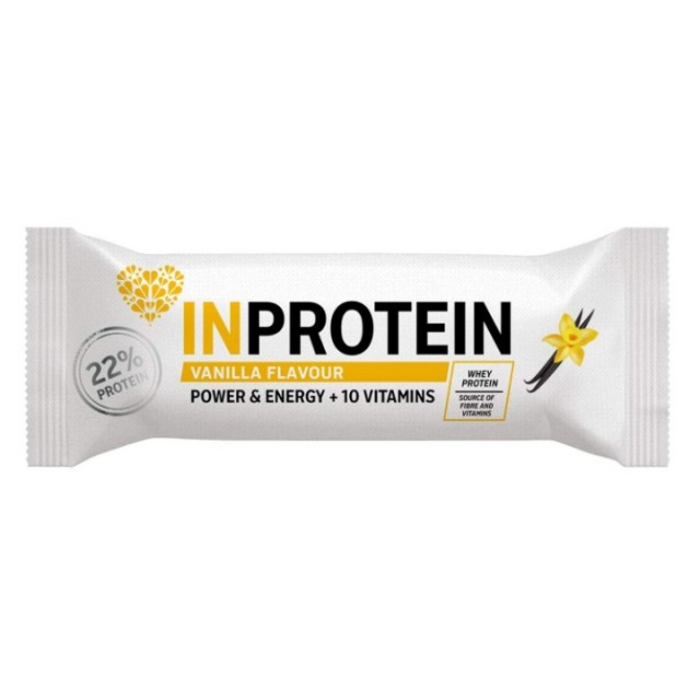 INPROTEIN BAR VANILA 40G | Galen Pharm On-line
