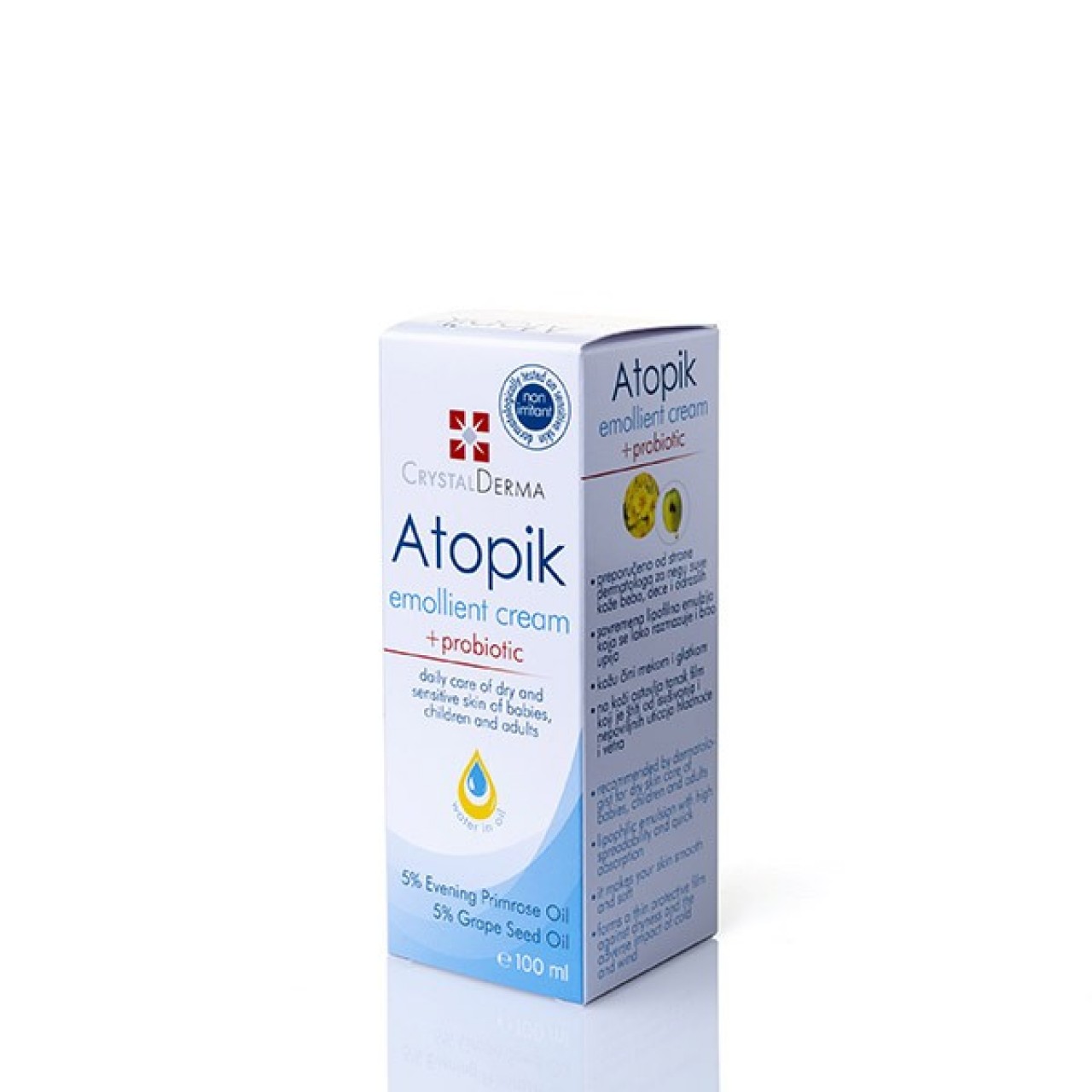 ATOPIK EMOLLIENT CREAM SA PROBIOTIKOM 100ML - 10873 | Galen Pharm On-line