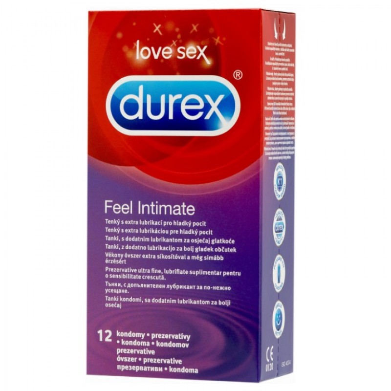 DUREX FEEL INTIMATE PREZERVATIV 12 KOMADA | Galen Pharm On-line