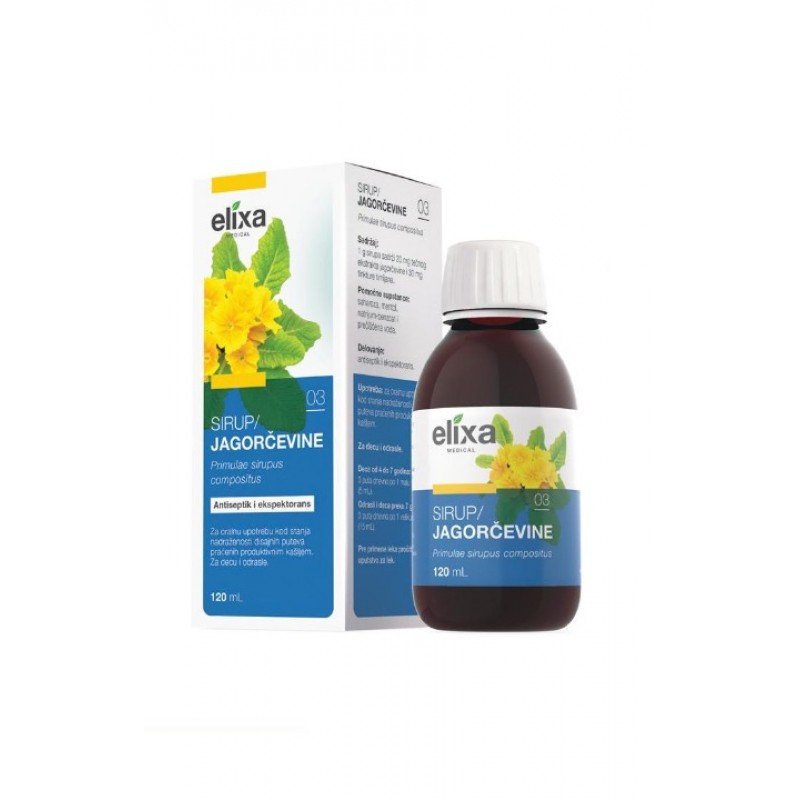 ELIXA SIRUP JAGORČEVINE 120ML - 30530 | Galen Pharm On-line