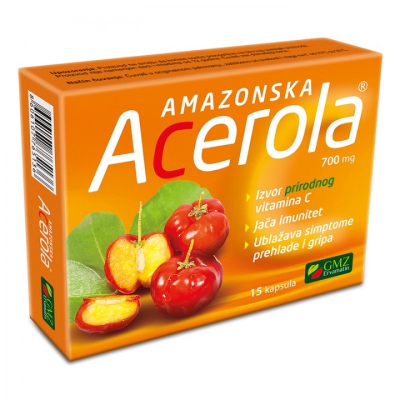 AMAZONSKA ACEROLA KAPSULE 500MG | Galen Pharm On-line