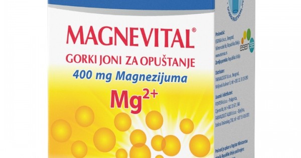 MAGNEVITAL GORKI JONI ZA OPUŠTANJE, MAGNEZIJUM HLORID U PRAHU 15 KESICA ...