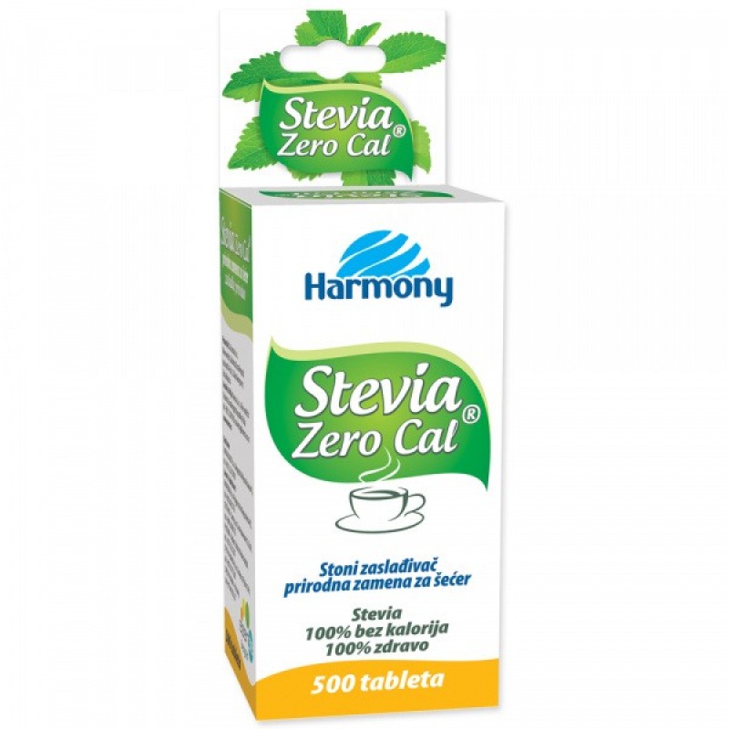 STEVIA ZERO CAL PRIRODNA ZAMENA ZA ŠEĆER 500 TABLETA | Galen Pharm On-line