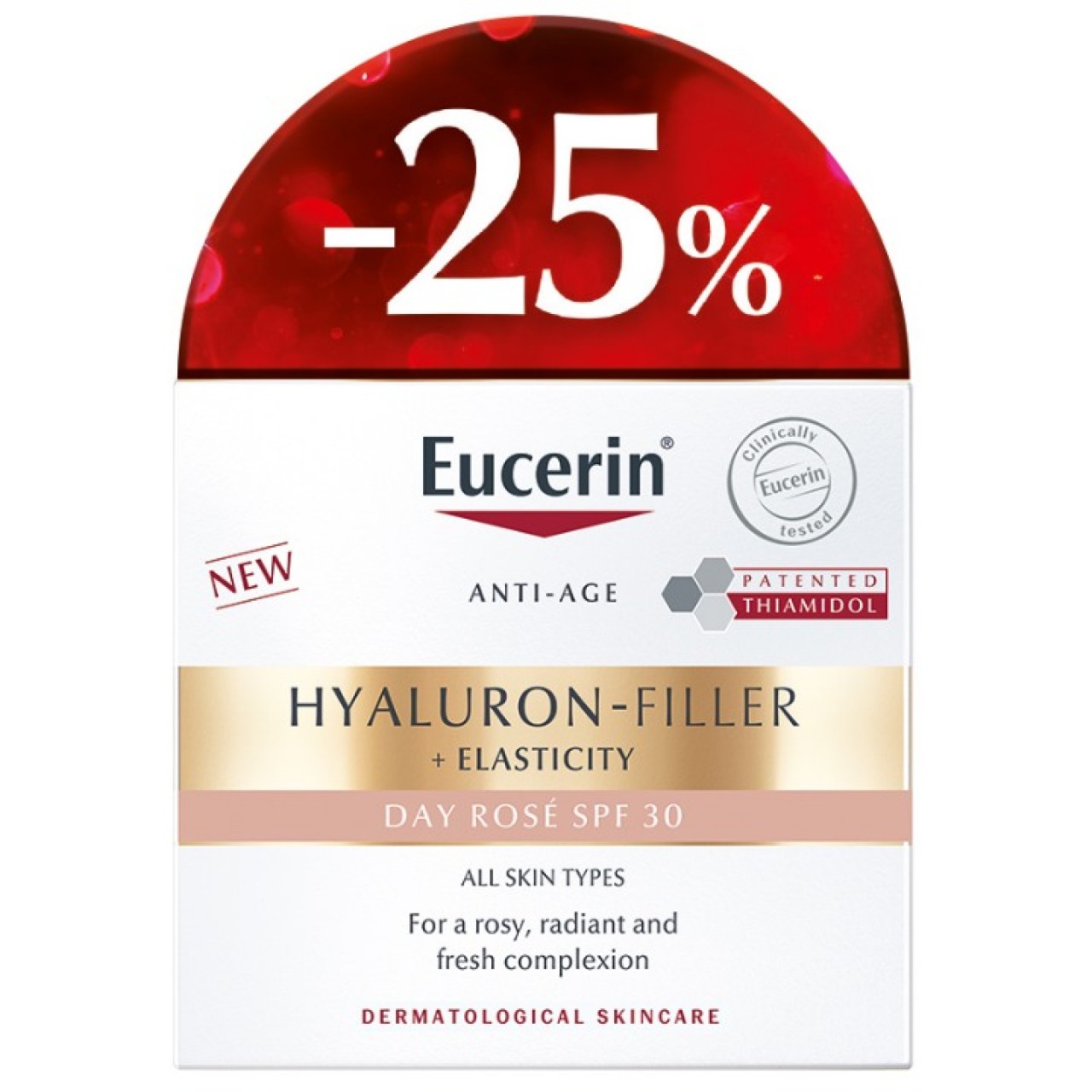 EUCERIN HYALURON FILLER + ELASTICITY DNEVNA KREMA SPF30 ROSE 50ML -25% ...