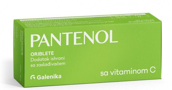 PANTENOL ORIBLETE SA VITAMINOM C | Galen Pharm On-line