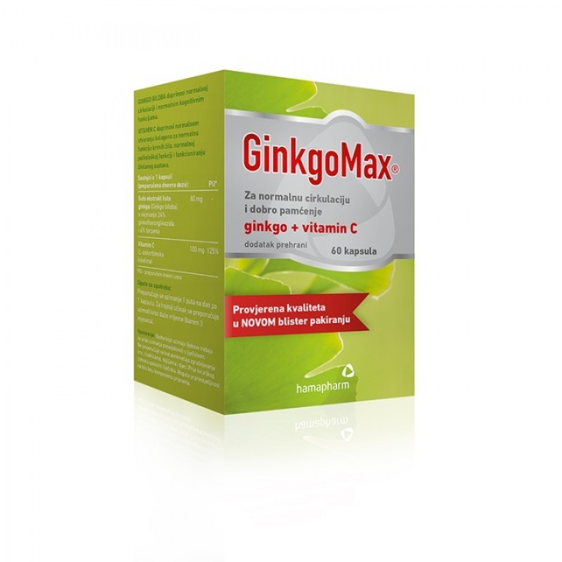 GINKGOMAX KAPSULE A60 - | Galen Pharm On-line