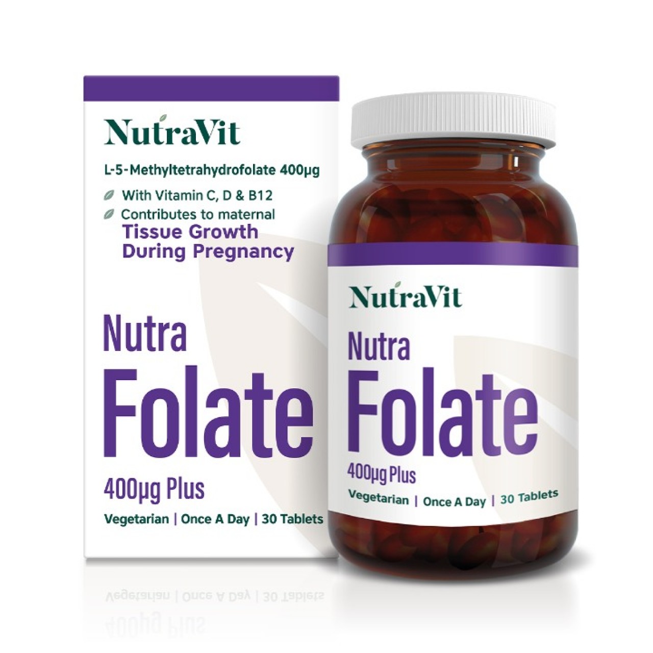 NUTRA FOLATE 400MCG TABLETE A 30 | Galen Pharm On-line