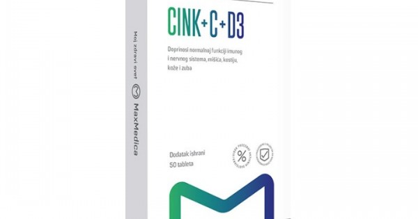 MAXMED CINK + C + D3 TABLETE A50 | Galen Pharm On-line