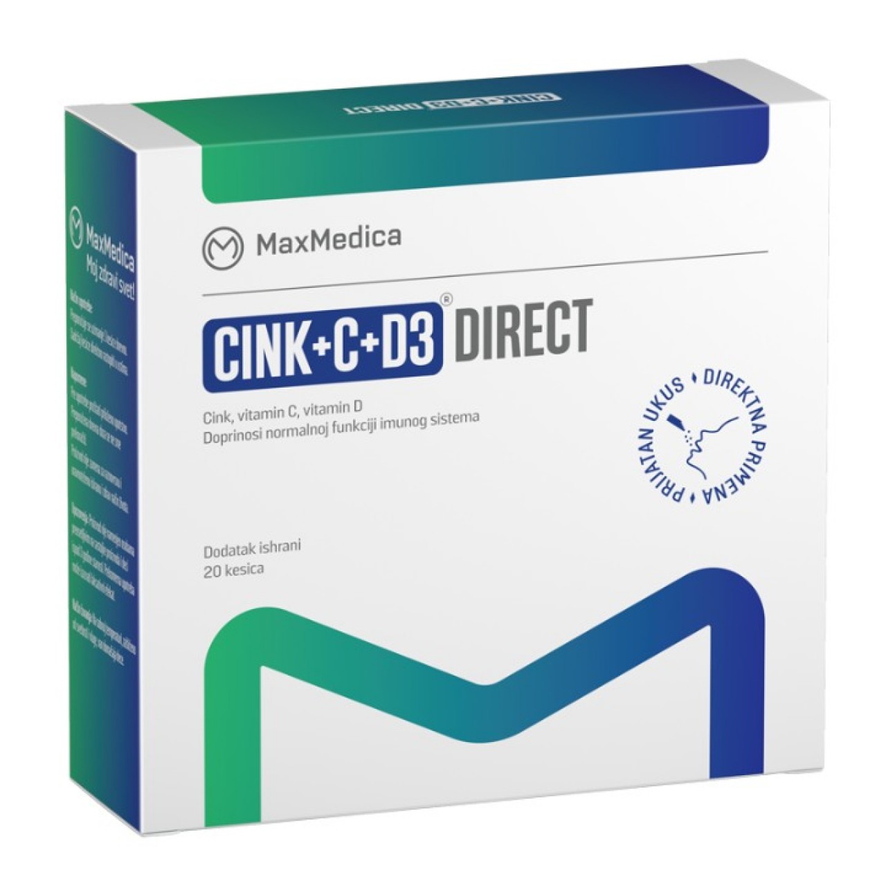 MAXMED CINK + VITAMIN C + VITAMIN D DIRECT KESICE A20 - 33249 | Galen ...