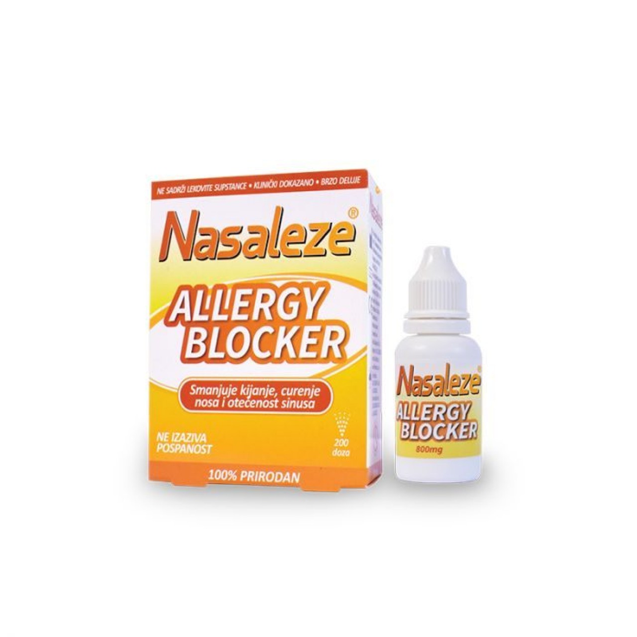 NASALEZE ALLERGY BLOCKER SPREJ 800MG/200 DOZA - 23811 | Galen Pharm On-line