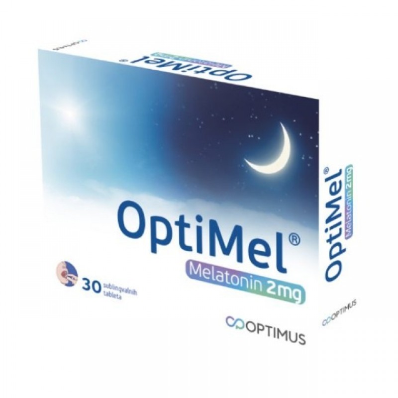 OPTIMEL MELATONIN 2MG 30 SUBLINGVALNIH TABLETA | Galen Pharm On-line
