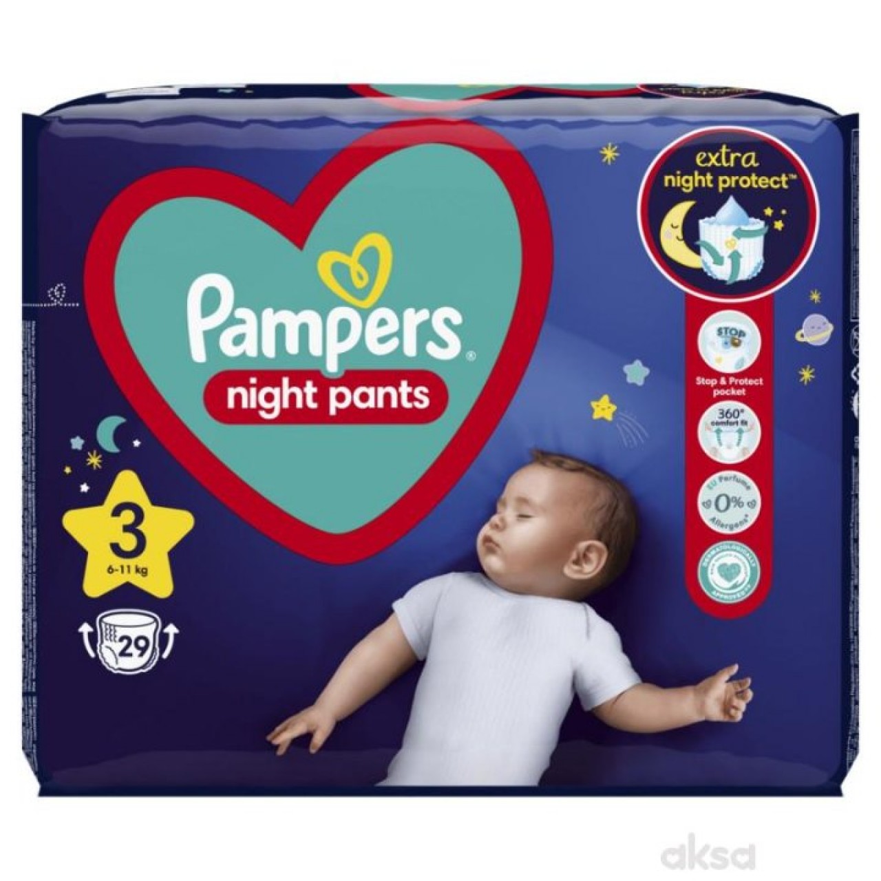 PAMPERS NIGHT PANTS 3 A29 - 33415 | Galen Pharm On-line