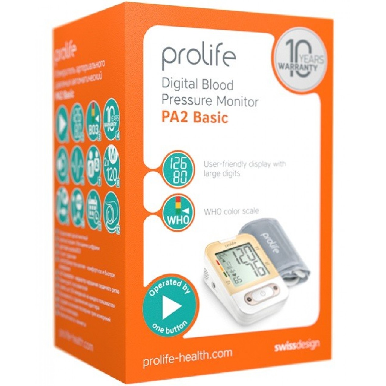 MERAČ KRVNOG PRITISKA PROLIFE PA2 BASIC - 31483 | Galen Pharm On-line