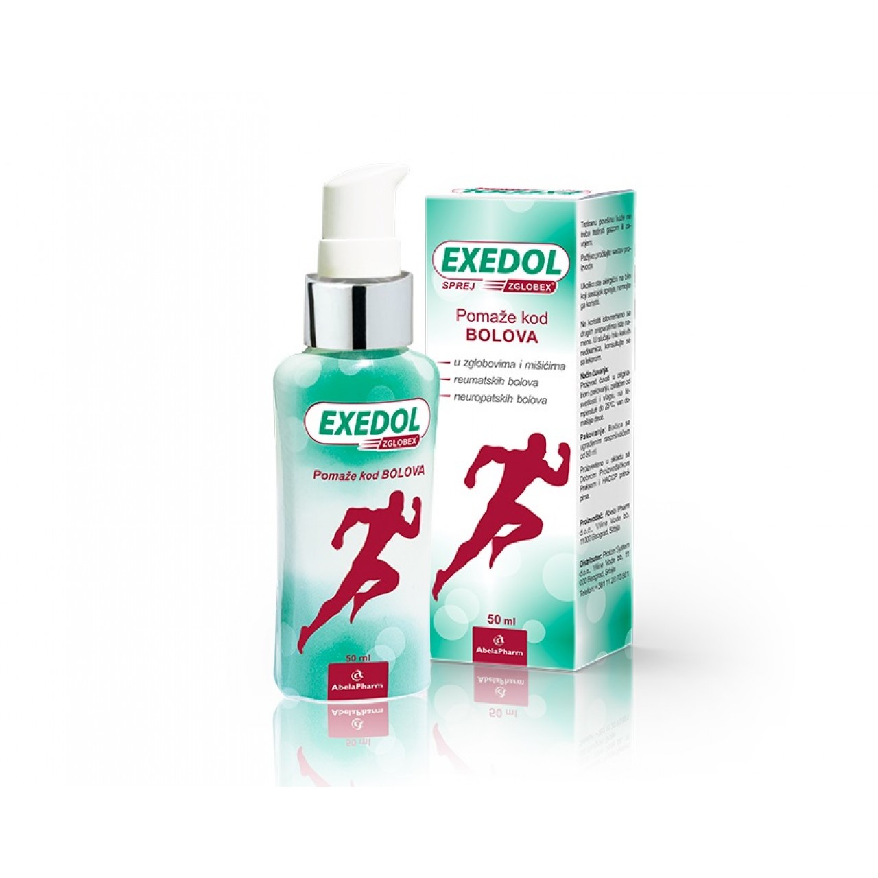 EXEDOL ZGLOBEX SPREJ 50ML | Galen Pharm On-line