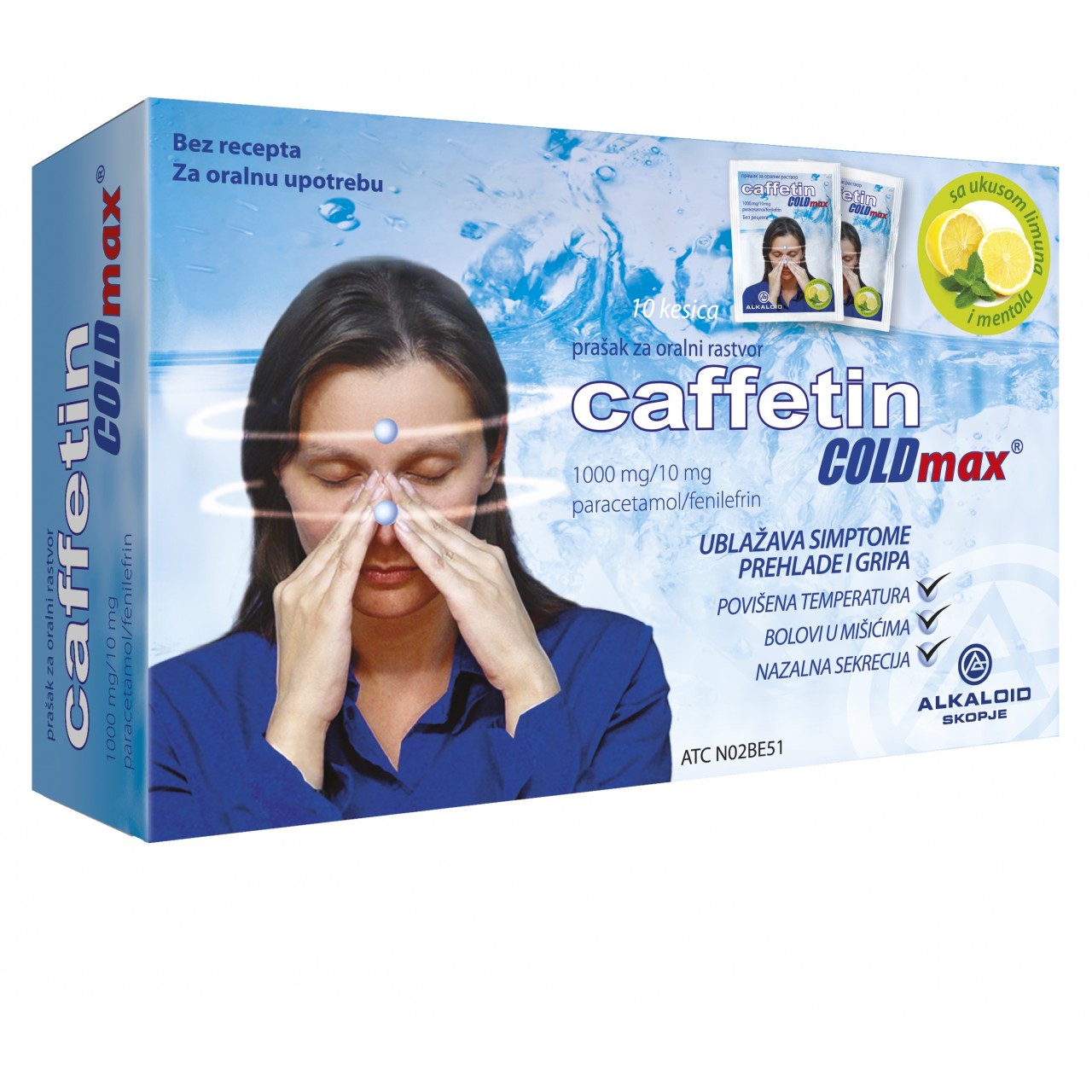 CAFFETIN COLD MAX PRAŠAK A10 | Galen Pharm On-line