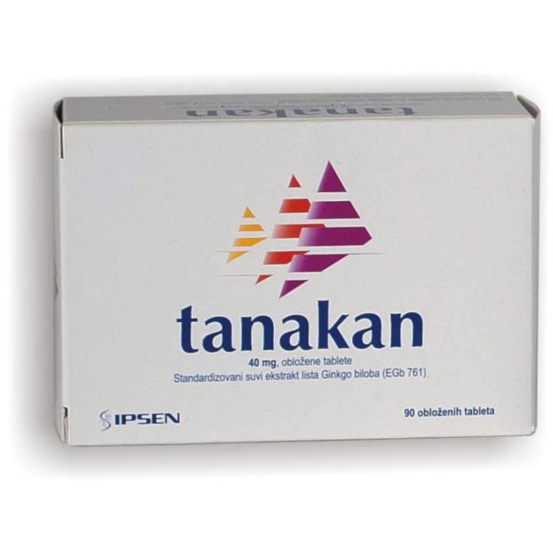 TANAKAN TABLETE 40MG A90 | Galen Pharm On-line