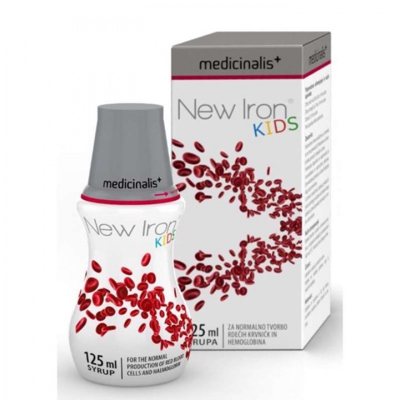 NEW IRON KIDS SIRUP 125ML - 37114 | Galen Pharm On-line