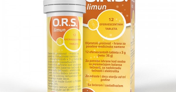O.R.S. ŠUMEĆE TABLETE ZA REHIDRACIJU SA UKUSOM LIMUNA A12 | Galen Pharm ...