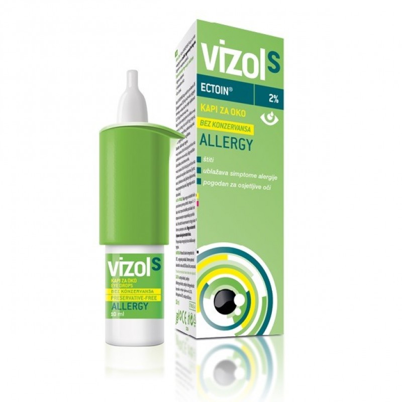 VIZOL S ALLERGY KAPI ZA OČI 10ML | Galen Pharm On-line