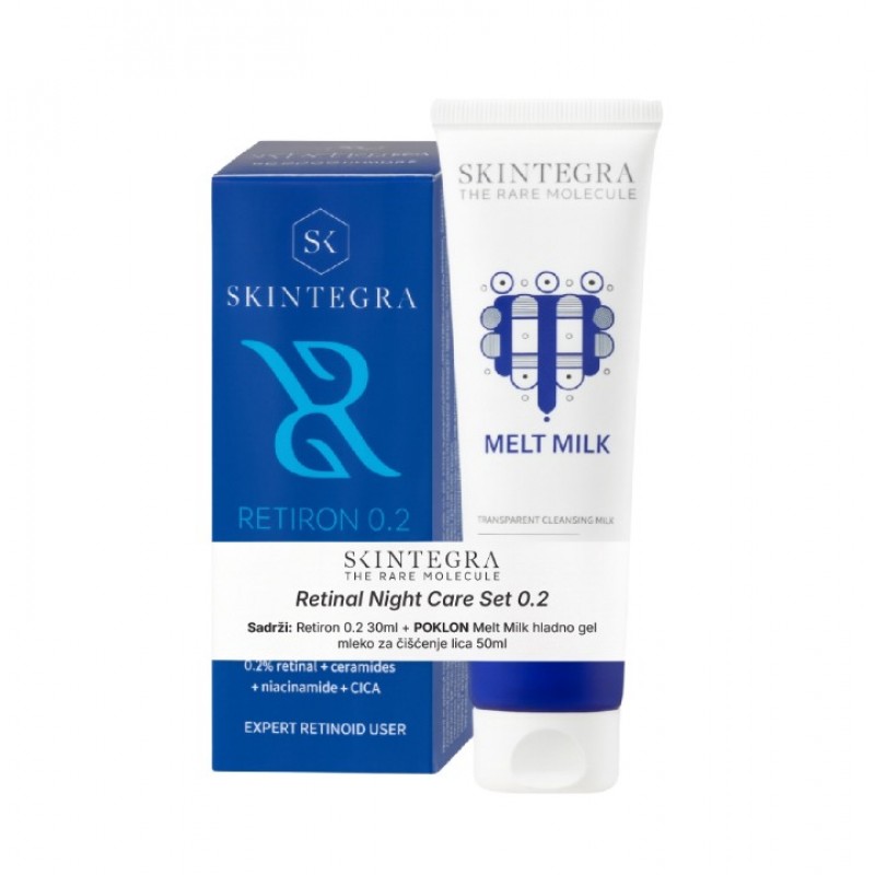 SKINTEGRA RETINAL NIGHT CARE SET RETIRON 0.2 + MELT MILK 50ML - | Galen ...