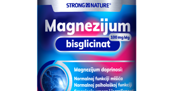 STRONG NATURE MAGNEZIJUM BISGLICINAT TABLETE 100 MG A60 | Galen Pharm ...