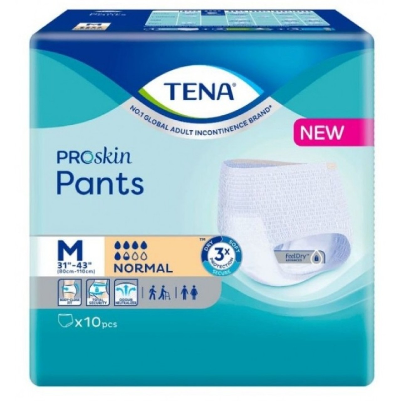 TENA PANTS PELENE NORMAL M VELIČINA A10 | Galen Pharm On-line