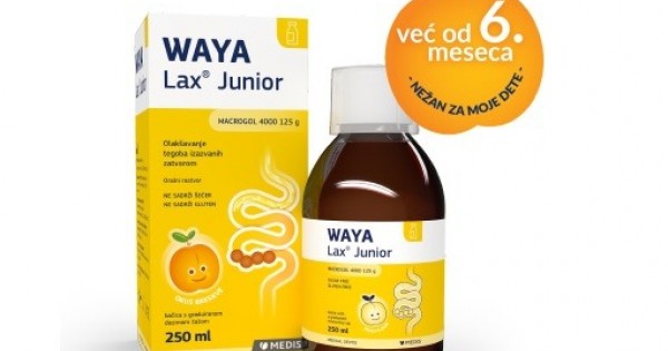WAYA LAX JUNIOR ORALNI RASTVOR 250ML - 39195 | Galen Pharm On-line