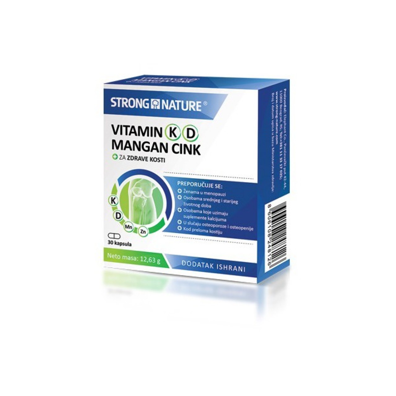 ELEPHANT VITAMIN K + D + MANGAN + CINK KAPSULE A30 | Galen Pharm On-line