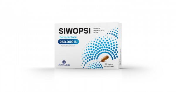 SIWOPSI SERRAPEPTASE 250.000IU KAPSULE A 15 | Galen Pharm On-line