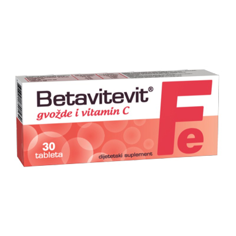BETAVITEVIT FE+C VIT. TBL A 30 | Galen Pharm On-line