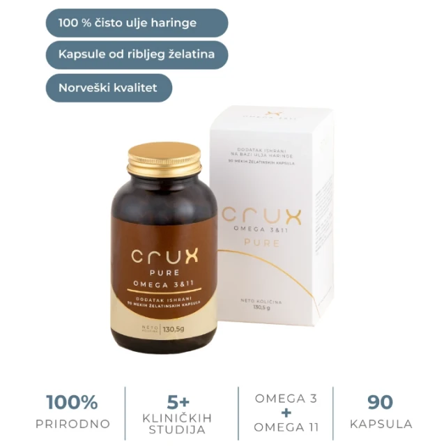 CRUX PURE OMEGA 3&11 KAPSULE A 90 | Galen Pharm On-line